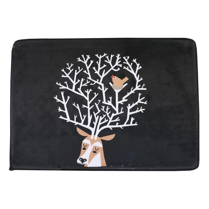Go4U® Salon Carpette Entrée Cerfs imprimér Paillasson Moquettes 40*60CM ...