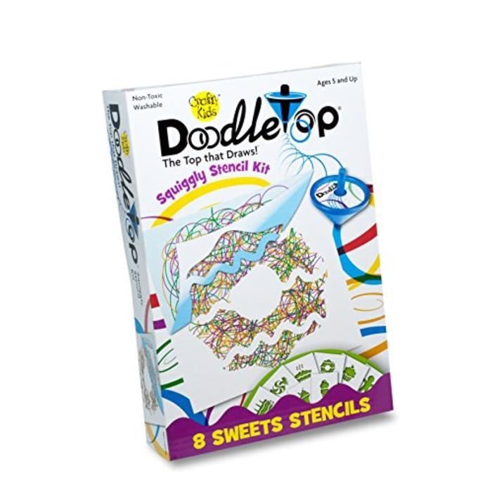 Jeu De Coloriage KD0CE 6985 Kit de pochoirs Doodletop Squiggly Sweets ...