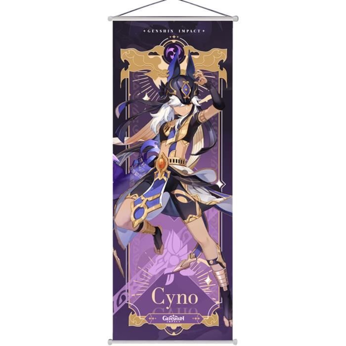 Scroll Poster Genshin Impact Sumeru Game Character Hanging Wall Art ...