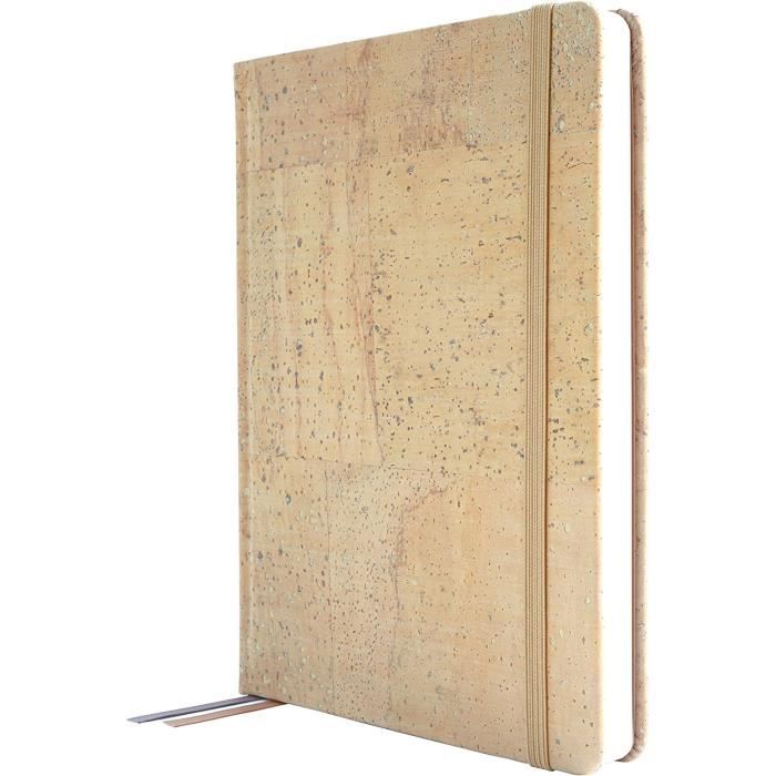 Carnet de notes Ligné Couverture Rigide en Liège Naturel, 203 Pages ...