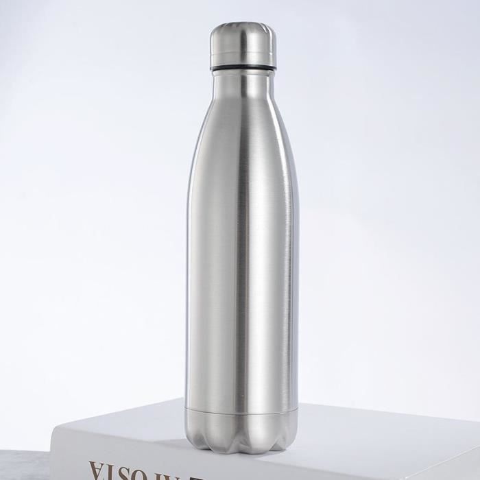 Gourde - Bouteille isotherme,Bouteille d'eau en acier inoxydable de 1000ML,pour sportifs ...