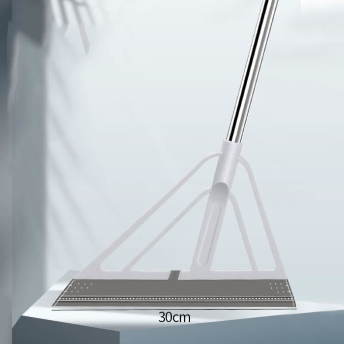 Lavette,Balai magique en caoutchouc Silicone,balai à main,balai anti-poussière,raclette de ...