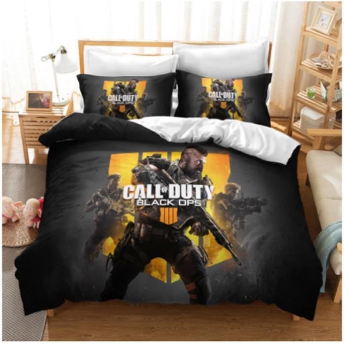 Housse de couette Call of Duty 1 personne Housse de couette Call of ...