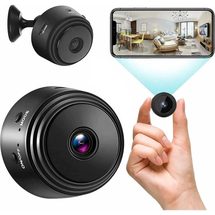 Mini Caméra Espion Cachée Wifi, Caméra Espion Full Hd 1080P Avec ...