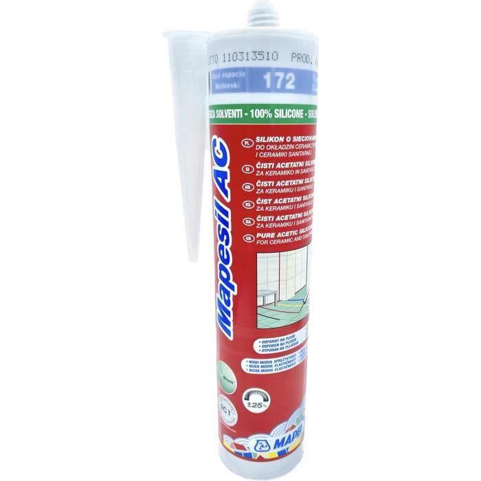 Mapesil Ac Mastic D'Étanchéité Pour Vitre, Résiste À La Moisissure ...