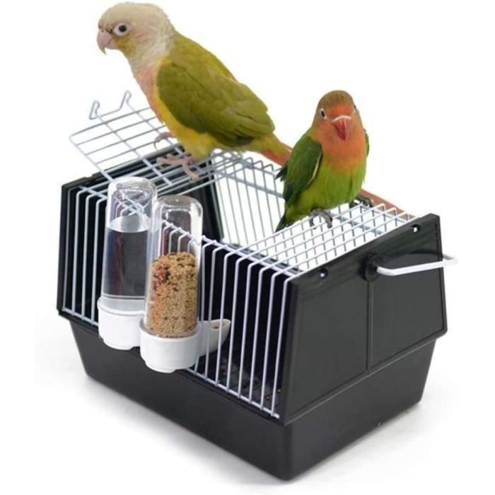 Cage De Voyage Pour Porte-Oiseaux Cage À Oiseaux En Fer Pour Perruche ...