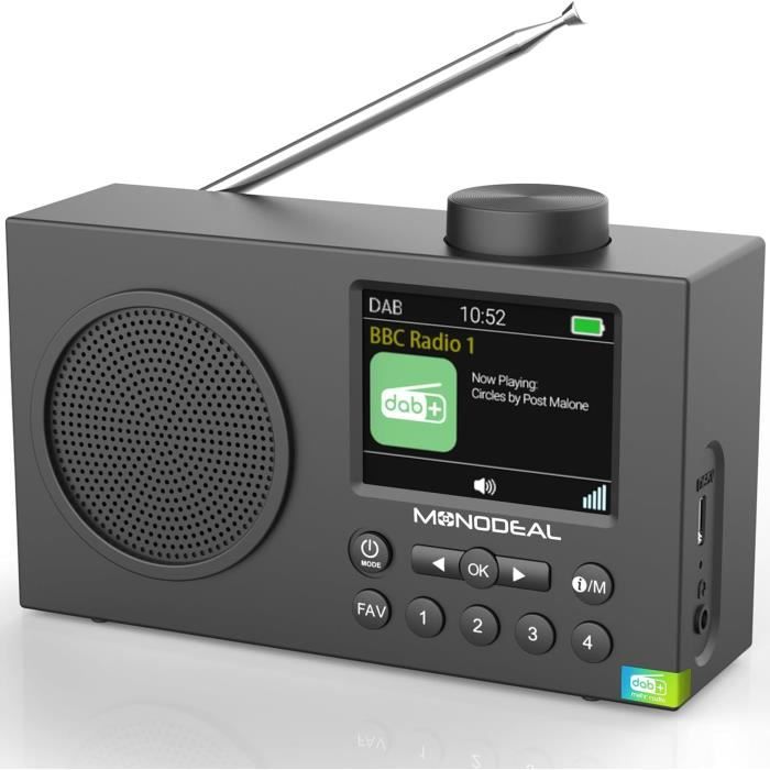 Radio Dab avec Bluetooth, Radio Dab Plus avec Grand écran TFT 3 ...