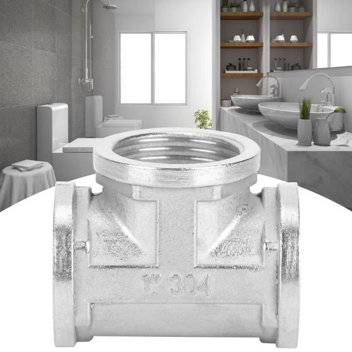 Cikonielf Easy Install Threaded Pipe Connector, Tee Connector, for Gas ...