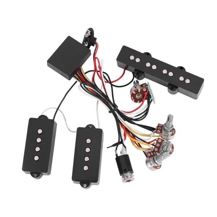 Micro guitare, micro professionnel basse, câblage Circuit Pickup A500K ...