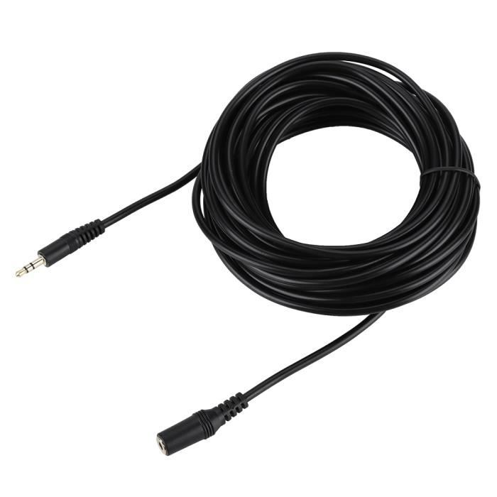 Câble audio - FAFEICY - Rallonge 10 m - Jack 3,5 mm mâle vers femelle ...