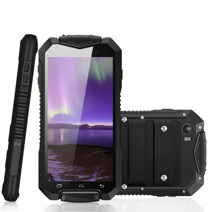 Geotel A1 Noir 3G Smartphone IP67 Étanche Android 7.0 HD 4.5" Débloqué ...