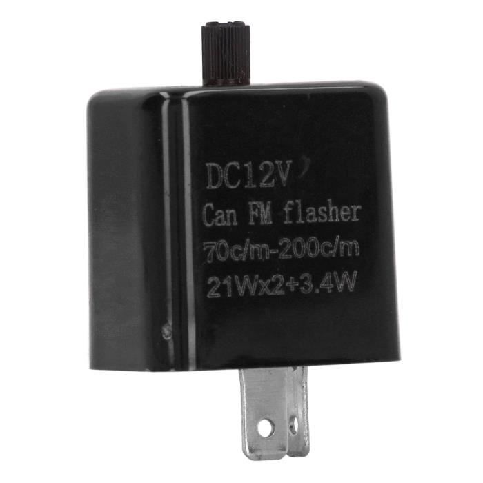 HURRISE relais clignotant LED Relais clignotant 12V 2 broches ...