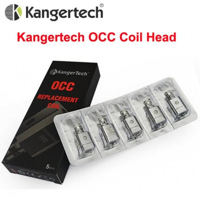 Kanger OCC Coil 0.5ohm Kangertech Lot de 5 Résistances de Subtank ...