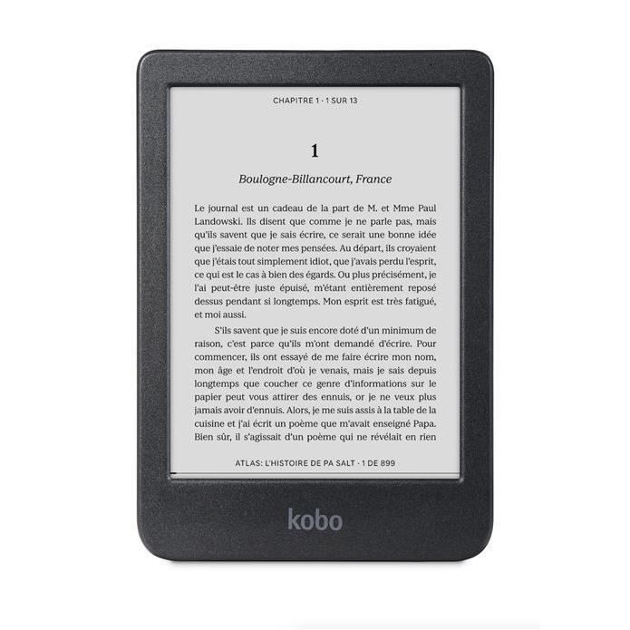 Liseuse eBook Kobo Liseuse numerique Kobo by Fnac Clara BW 6'' 16 Go ...