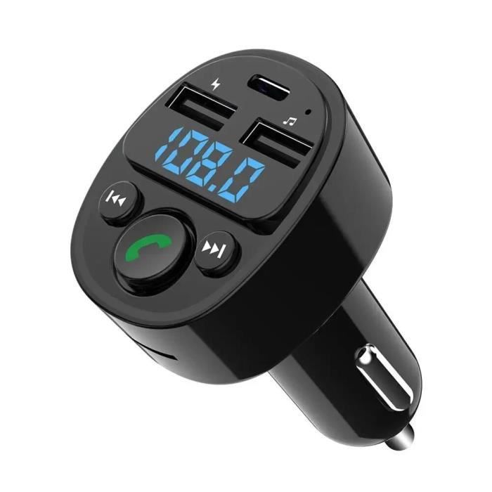 Kit de lecteur MP3 Bluetooth - RNCYN - G67-1 - Chargeur rapide - Émetteur FM - Mains libres ...