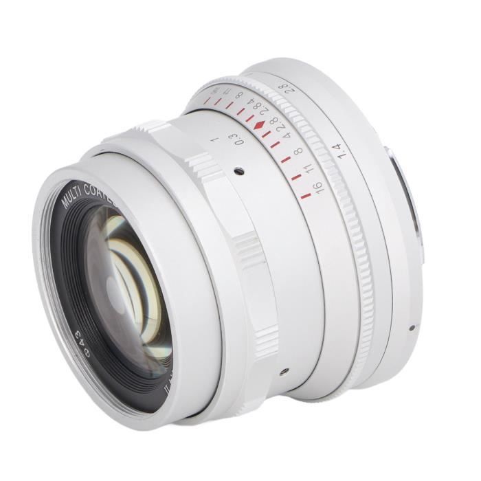 Shipenophy Objectif Plein Format 35mm F1.4 avec Revêtement Optique 7 ...