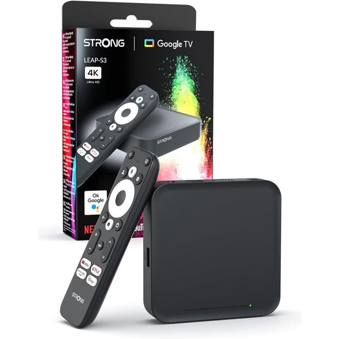 STRONG - LEAP-S3 - Streaming Box Google TV 4K - Chromecast - Wifi 5 ...