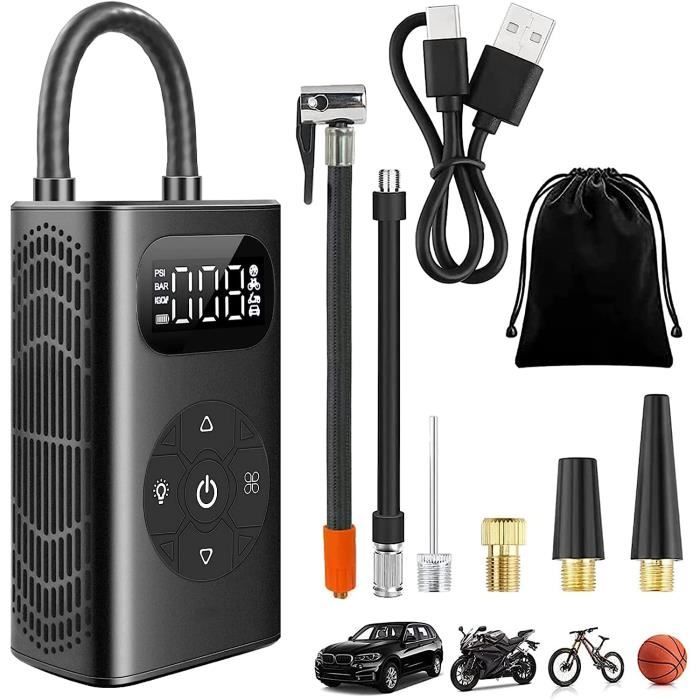 Mini Compresseur À Air Portatif 150Psi Gonfleur Electrique 5200 Mah ...