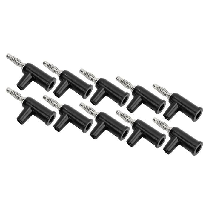 FHE Prise banane soudure Fiche banane à vis ouverte, 10 pcs Fiche banane soudure 4 mm Maximum ...