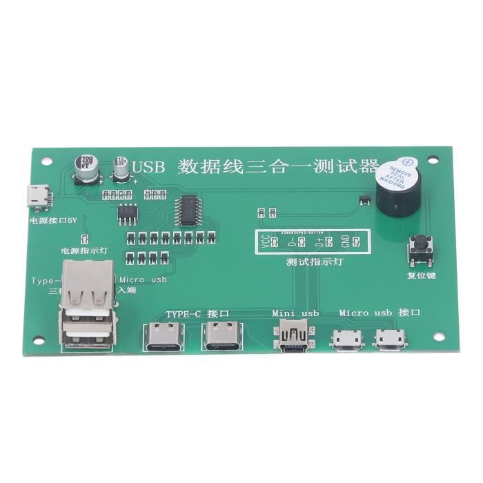 Testeur de court-circuit USB Testeur de câble USB Module de test de ...
