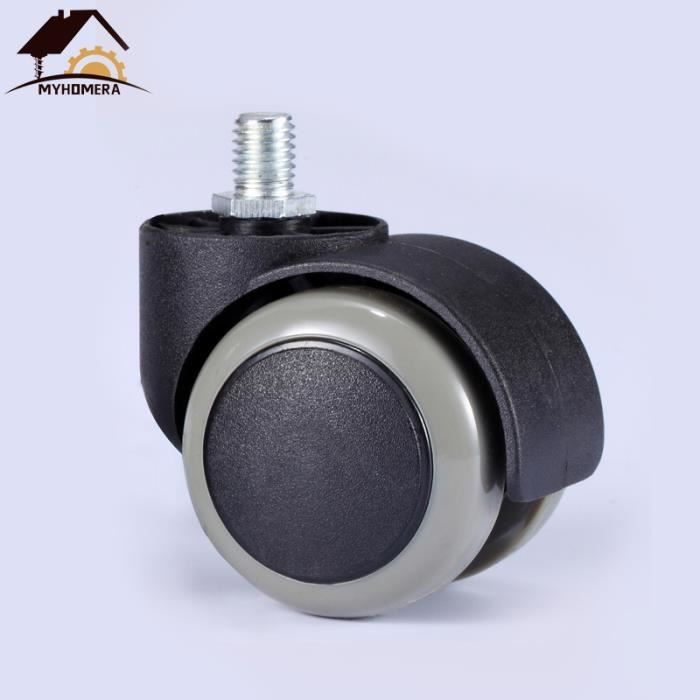 1 x vis - Roulettes Pivotantes Pour Chaise De Bureau, 2 Pouces, 5x1 ...