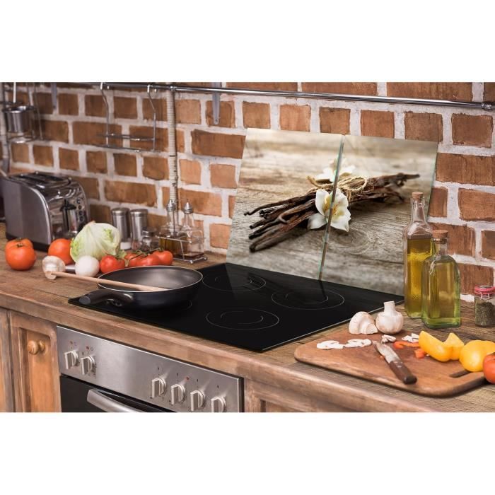 Cache-Plaque De Cuisson 75 X 52 Cm - 2 Pièce - Protection Contre Les ...