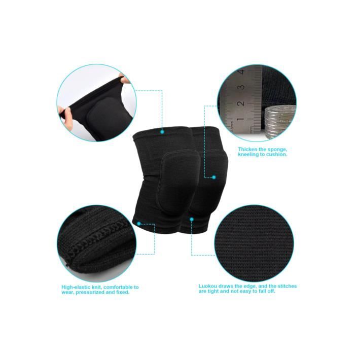 Genouillères de Danse,1 Paire Élastique Genou Protection Genouillères ...