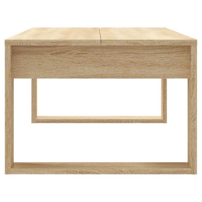 Table basse - BDM - chêne sonoma 102x50x35cm bois d'ingénierie ...