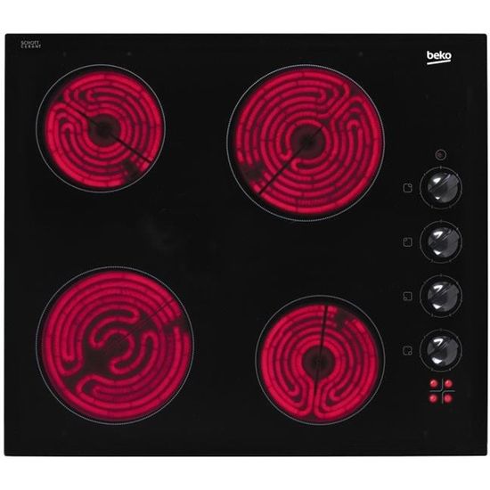 BEKO HIC64102 Table vitrocéramique - Cdiscount Electroménager