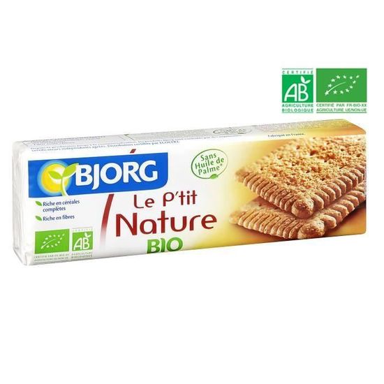 BJORG Biscuits P'tit Nature Bio 200g - Cdiscount Au quotidien