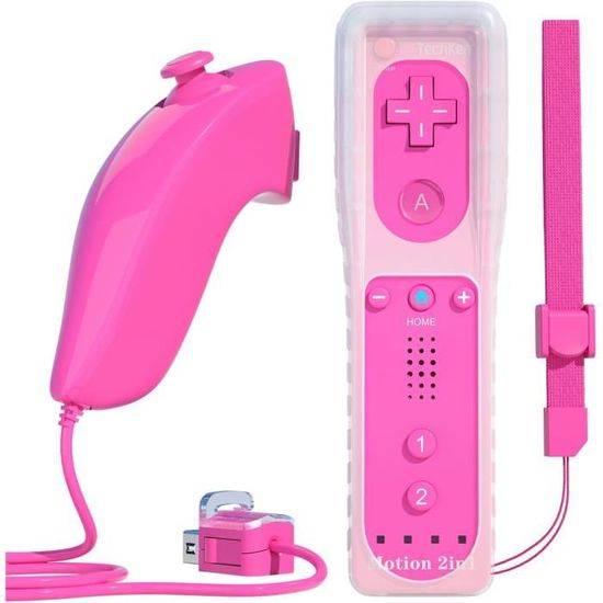 Remote Controller For Wii, Built-In 2 In 1 Motion Plus With Silicon ...
