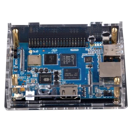 Pour Carte Banana Pi M3 + BoîTier -M3 Allwinner A83T -A7 Octa-Core 2 Go de RAM avec Carte de ...