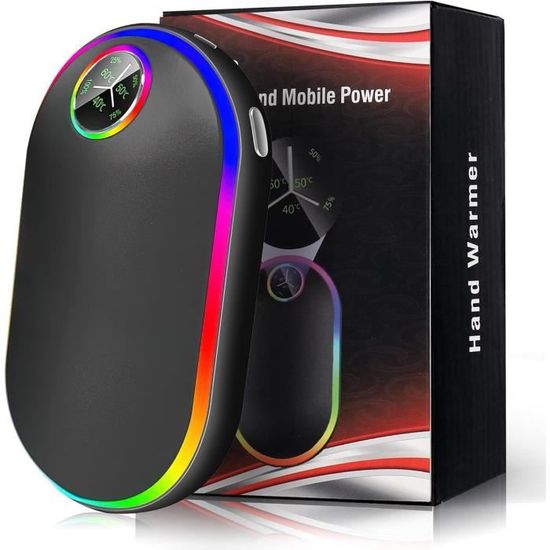 Chauffe Main Rechargeable, Chauffe-Mains USB 10000 Mah, Chauffe Mains ...