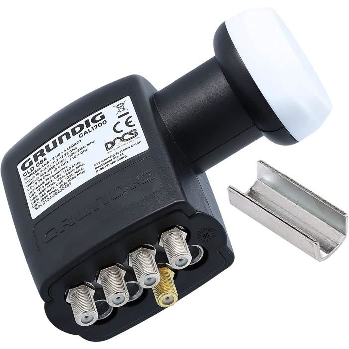 Grundig SCR LNB - 4 ports Legacy - 8 bandes utilisateur - DOCS LNB pour ...