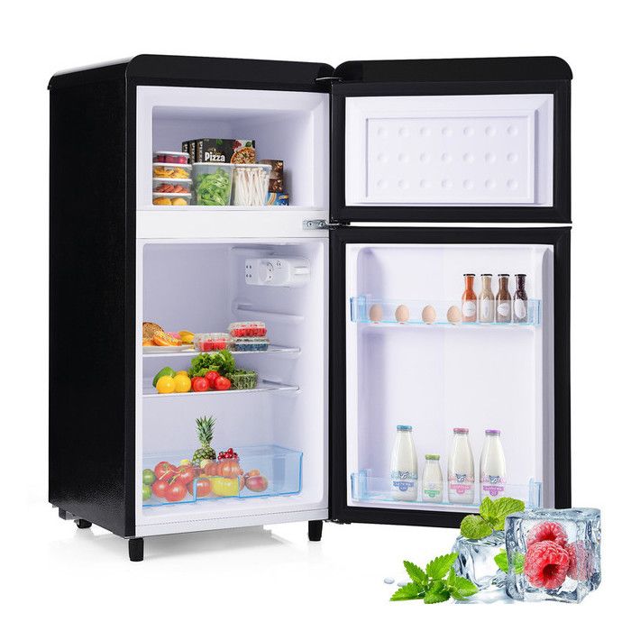 Réfrigérateur 72 litres 51L+21L, réfrigérateur congelateur à double ...