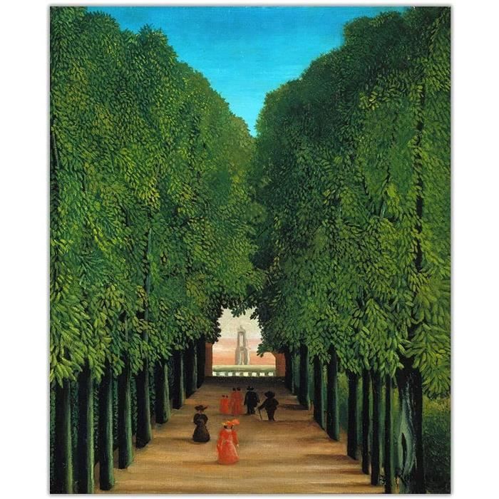 Affiches et Affiches Henri Rousseau, L'avenue dans Le Parc à Saint ...
