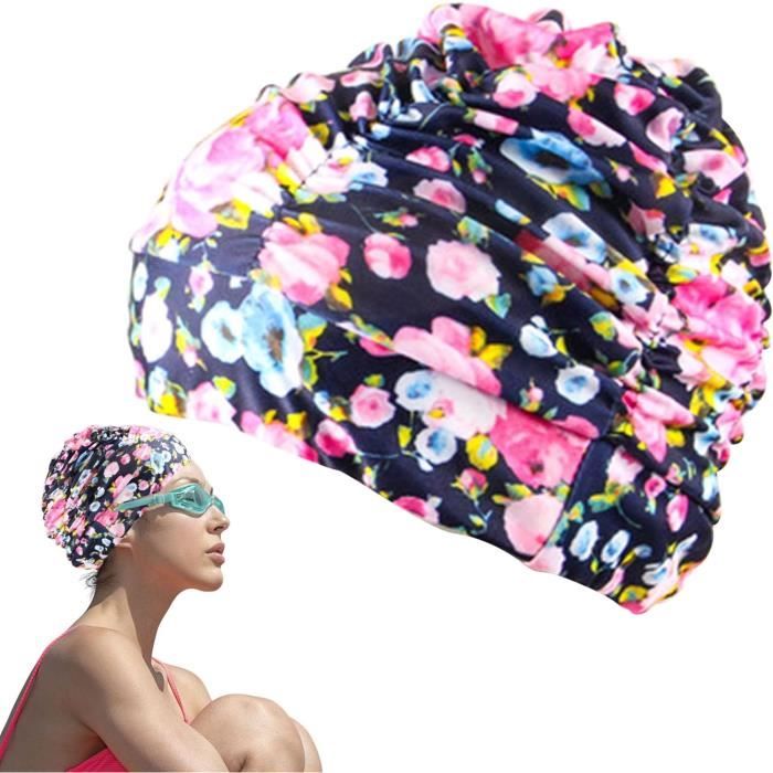 Bonnet De Bain En Tissu Plissé Pour La Plage, La Plage, La Plage, La ...