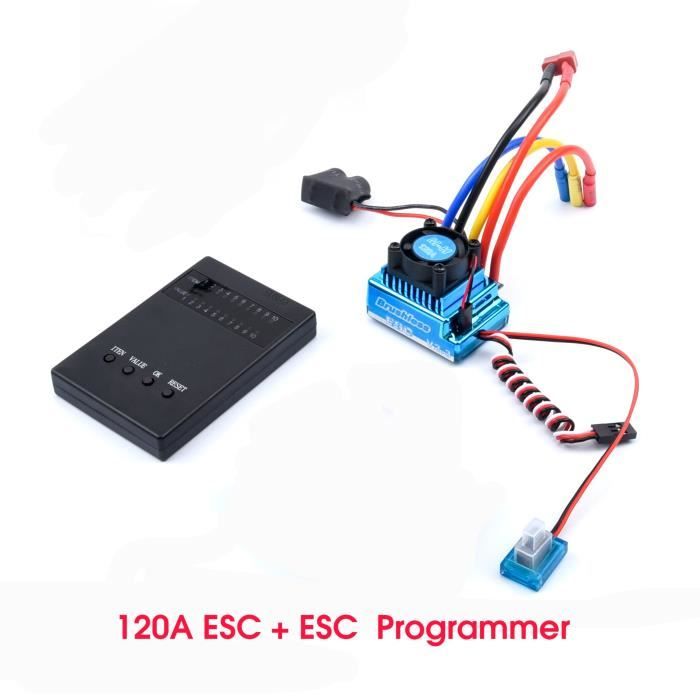 120A Programmer ESC - 1meter Red+1meter Black Silicon Wire Heatproof ...