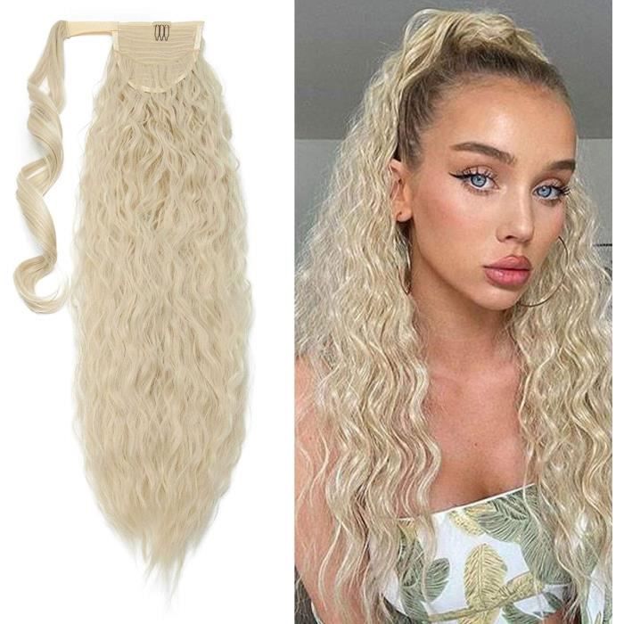 Postiche Chignon Extension A Clip Cheveux Naturel Ponytail Pâte Magique ...