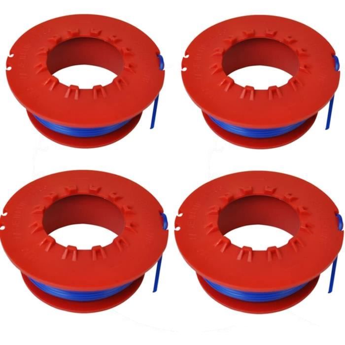 Lot de 4 Bobines de fil pour débroussailleuse - AUCUNE - Flymo ET21 Mini Trim ST Fly031 - 1,5 mm ...