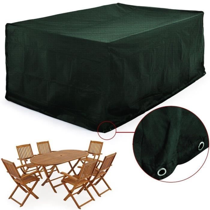 Housse de protection table rectangulaire de jardin Haute qualité ...