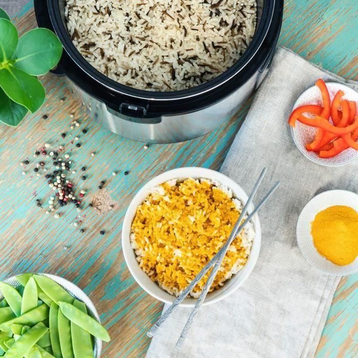 Cuiseur à Riz Vapeur 1,2L - Autocuiseur Électrique Fonction Maintien au ...