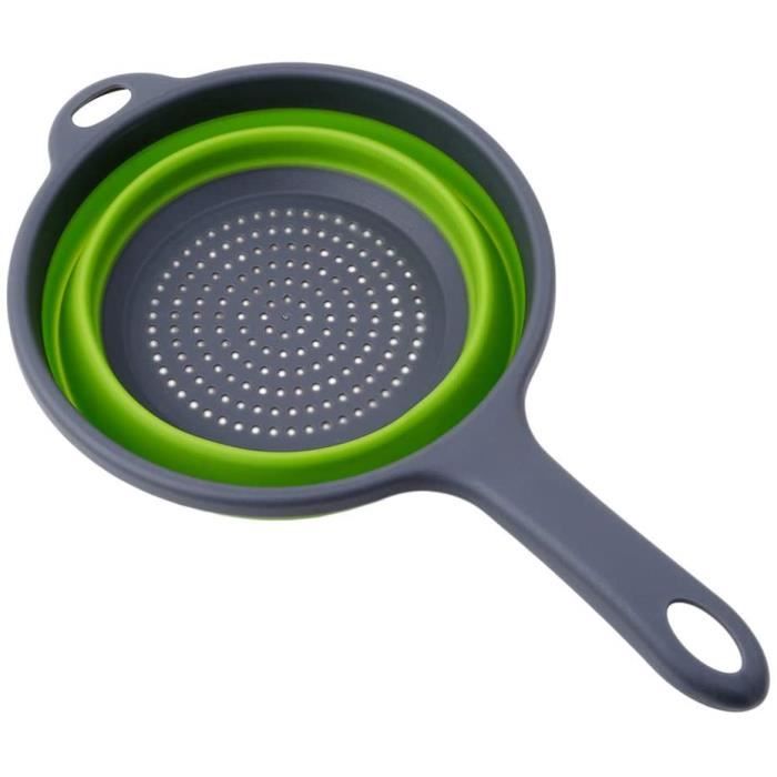 Panier à filtre à poignée pliable, eau de drainage portable ronde pour ...