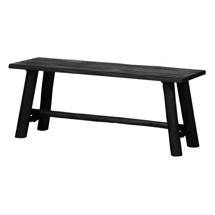 Banc en bois de manguier noir - Basiclabel - Timber - Style scandinave ...