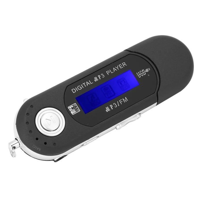 HURRISE lecteur MP3 de musique USB avec écran LCD Écran FM Radio ...