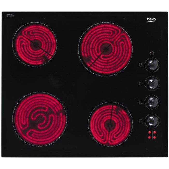 BEKO HIC64102 Table vitrocéramique - Cdiscount Electroménager