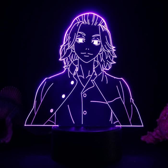 Veilleuse 3D Led Anime Light Tokyo Revengers Manjiro Sano Lamp 7 ...
