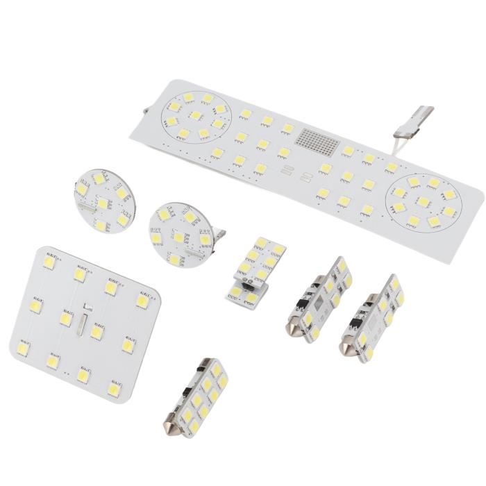 Dilwe lampes intérieures automatiques 8 pièces voiture LED intérieur ...