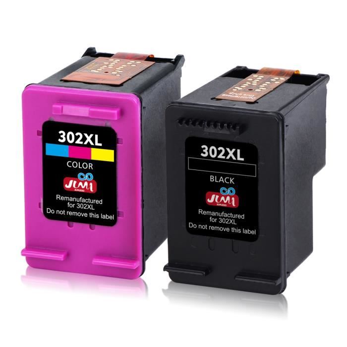Compatible HP 302XL Cartouche d'encre grande capacité pour HP DeskJet ...