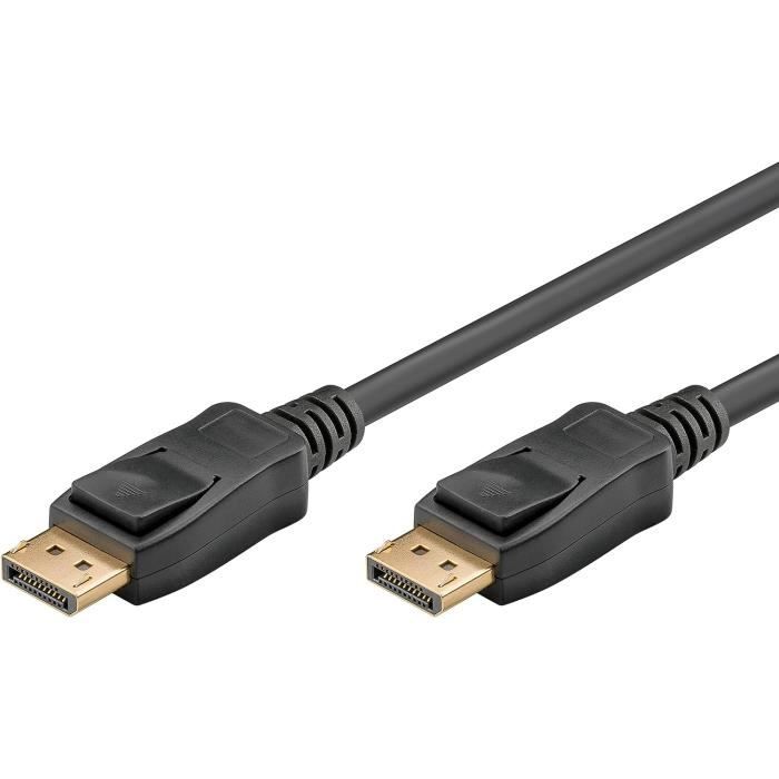 Câble DisplayPort - Goobay - 1m - 8K - 240Hz - 40Gbps - Cdiscount ...